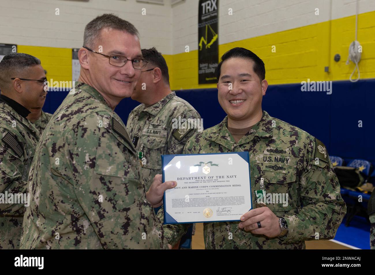 NAVAL SUPPORT ACTIVITY SOUDA BAY, Greece (Feb. 9, 2023) Chief Yeoman Henry Yau, assigned to ...