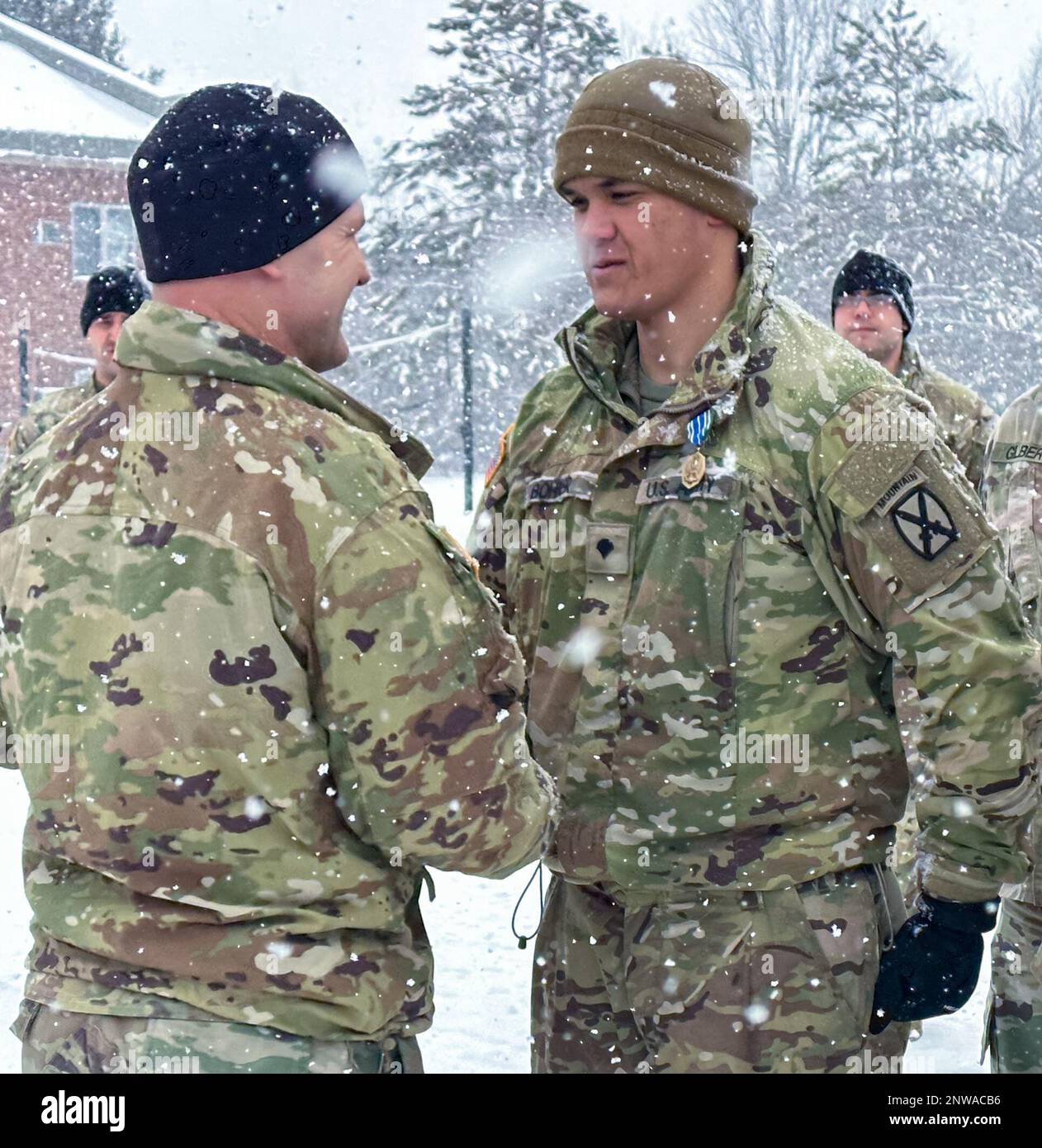 Lt. Col. Russell Lemler, battalion commander, and Command Sgt. Maj ...