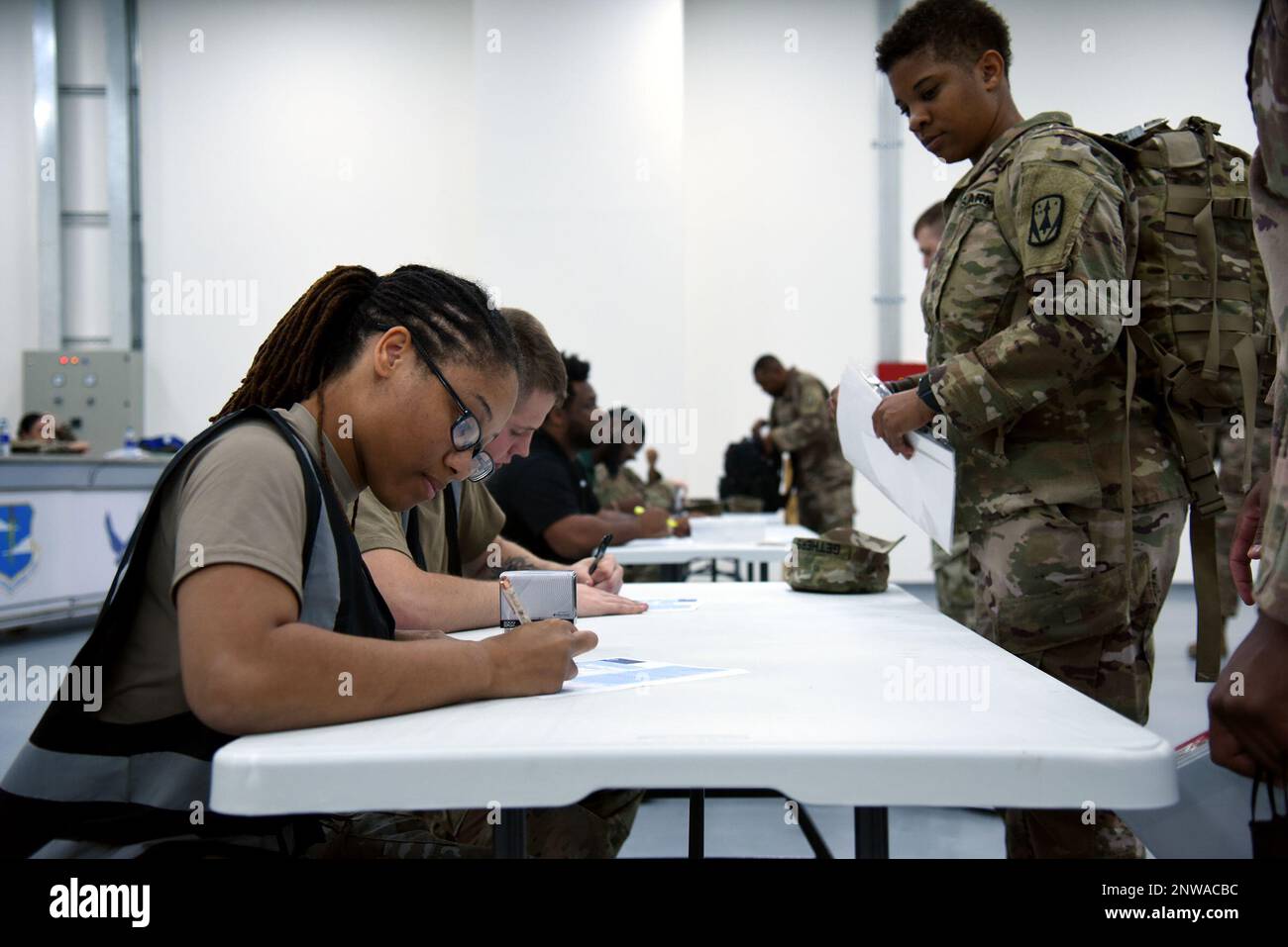 U.S. Air Force Staff Sgt. Meiko Cantrell, 380th Expeditionary Logistics ...
