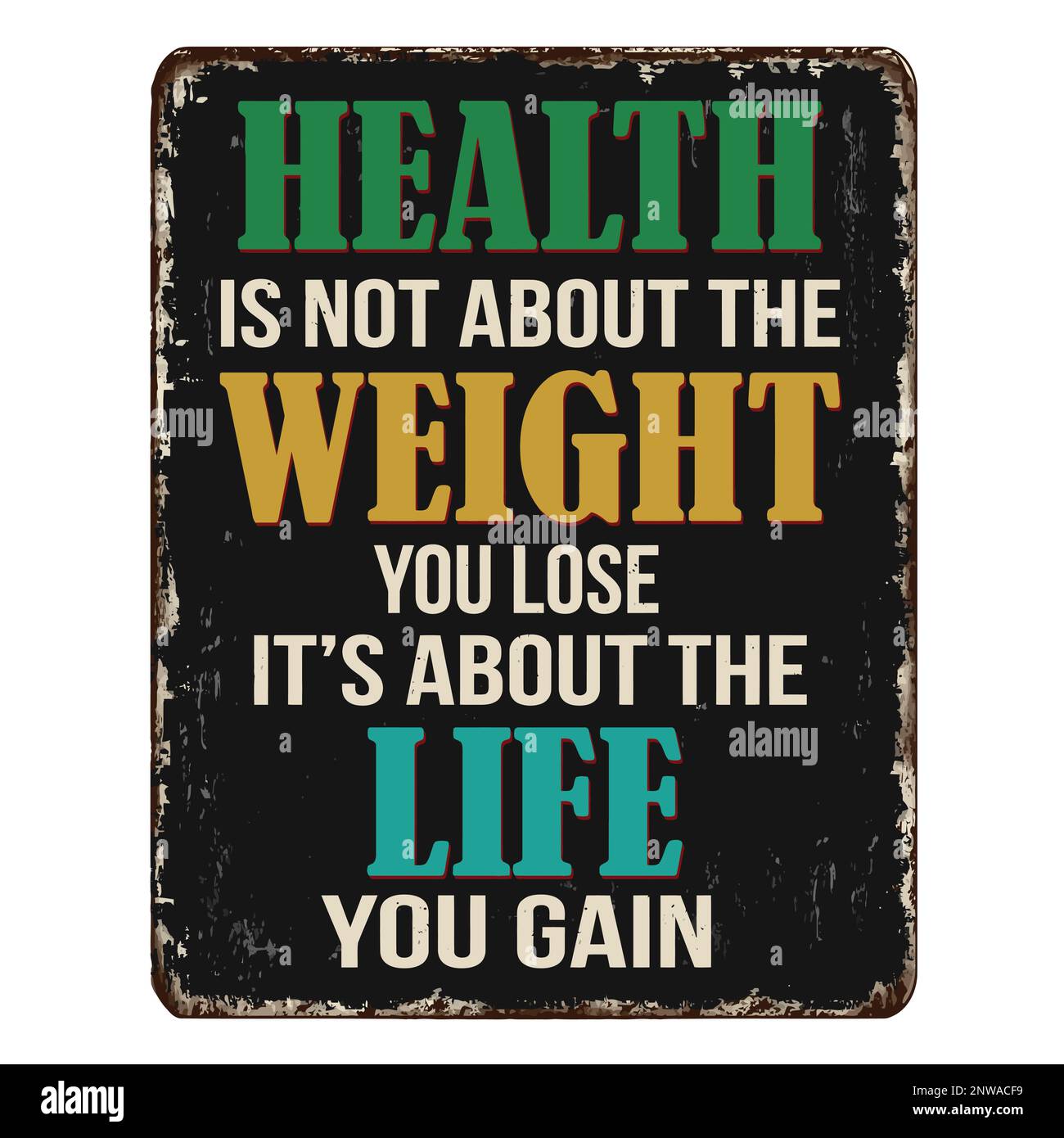 Health is not about the weight you lose it is about the life you gain ...