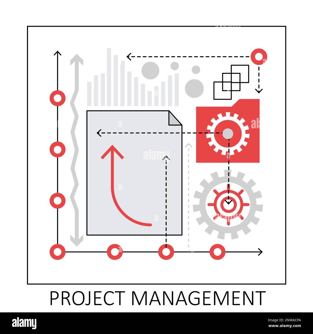 Business project management. Effective business workflow, agile ...