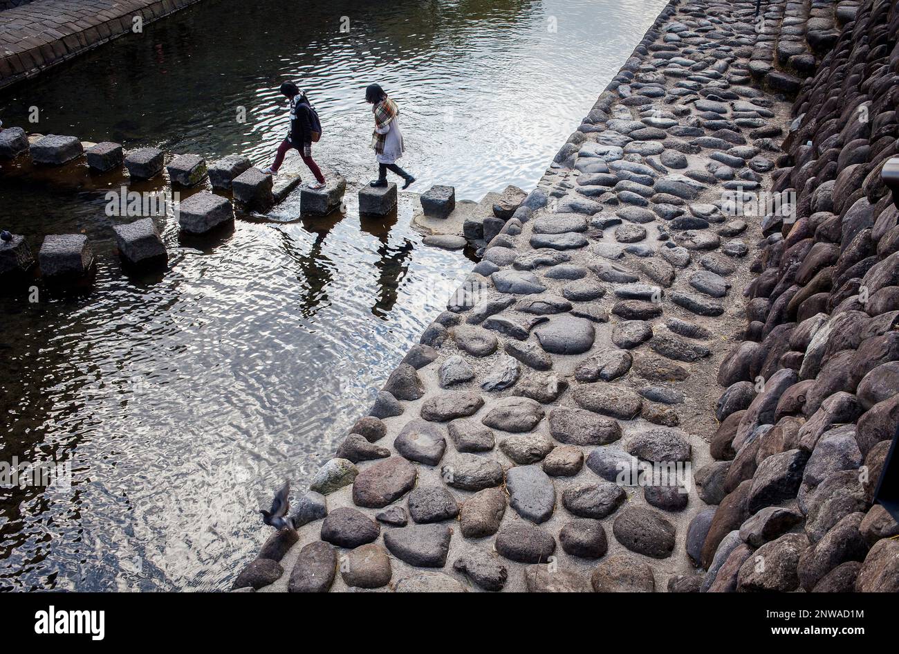 scene close Spectacles Bridge, Nagasaki, Japan Stock Photo - Alamy