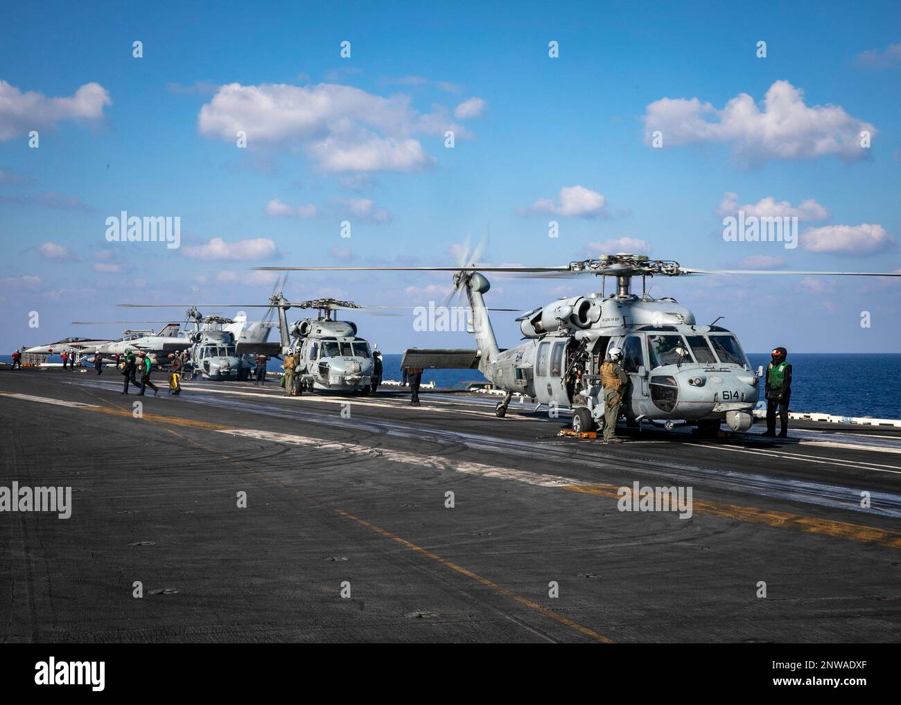 230123-N-EL850-2282 Ionian Sea (Jan. 23, 2023) Helicopters from ...