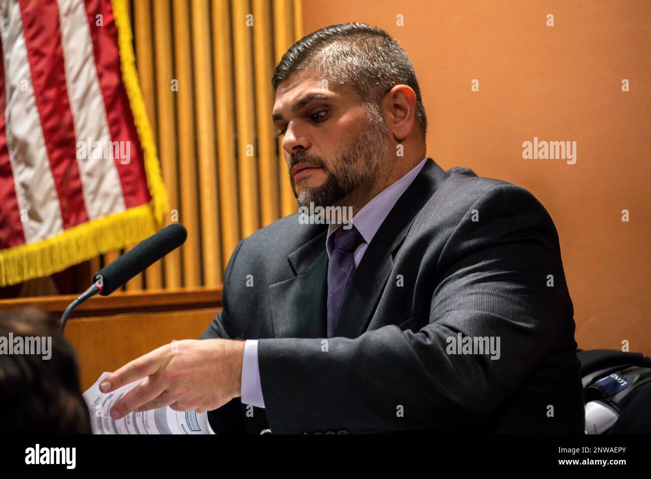 Joseph Perfetti a civilian director of the police department's record ...