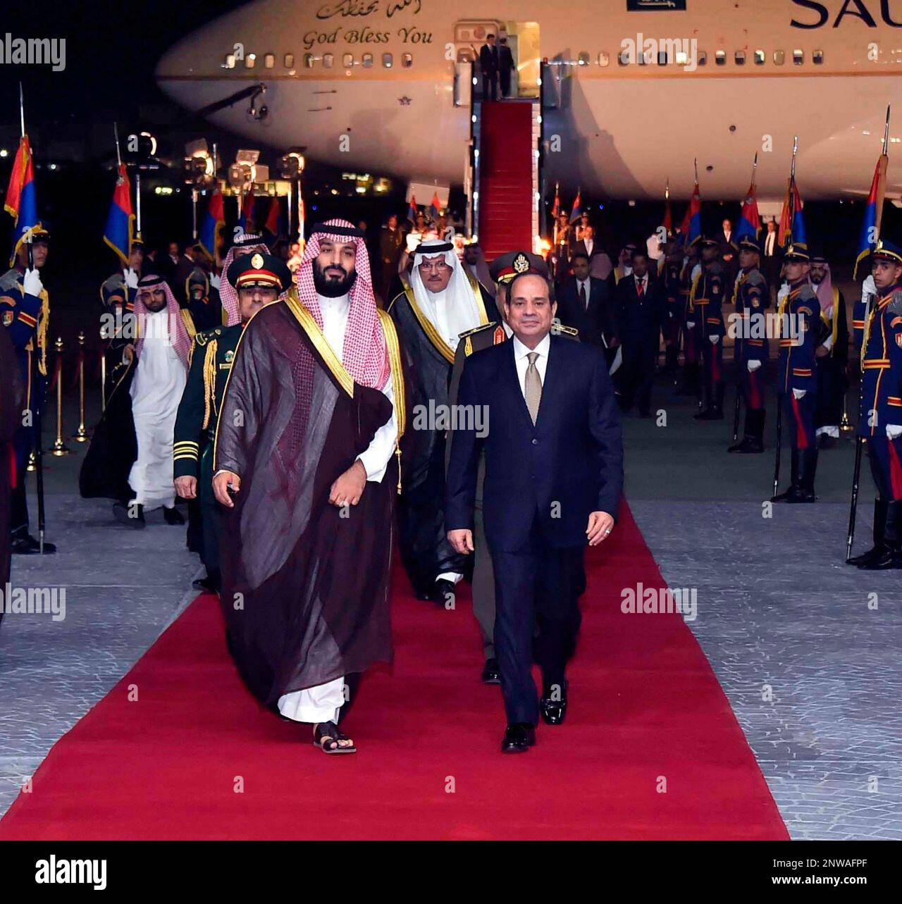 In this Monday, Nov. 26, 2018, photo released by the Egyptian ...