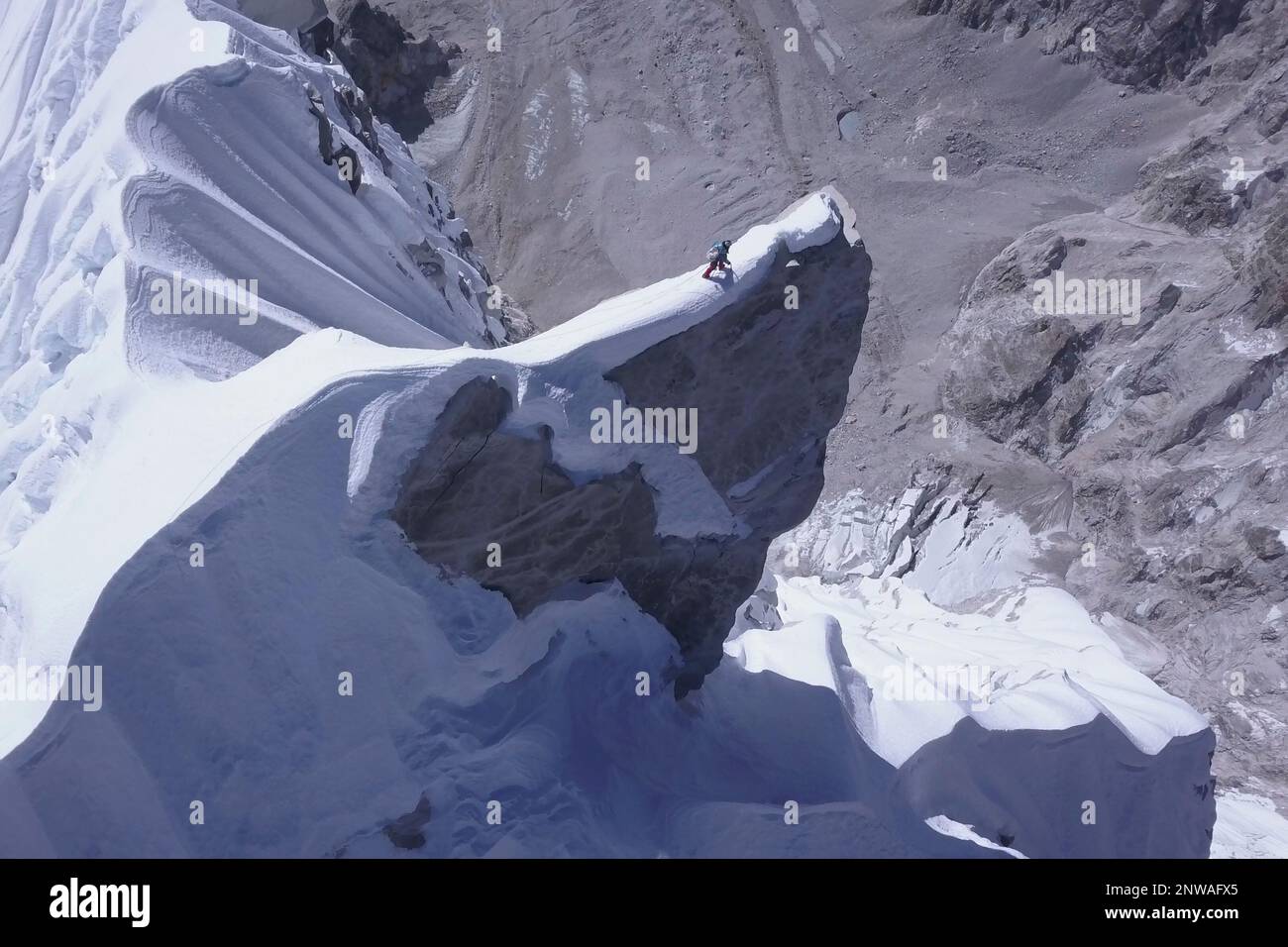 Austrian climber David Lama became the first person to reach the summit ...