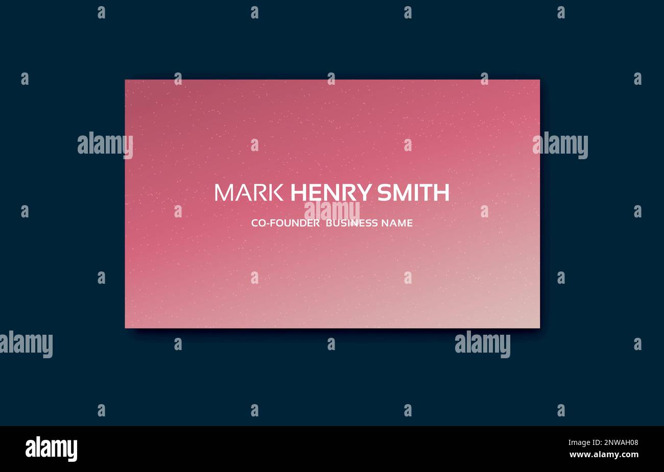 Viva magenta business cards. Business card template, vector ...