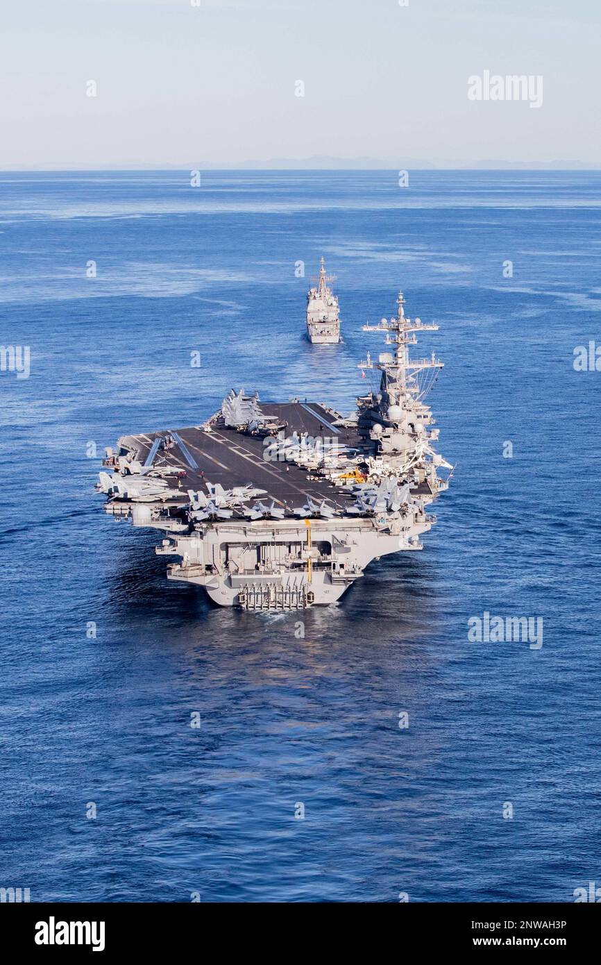 230115-N-MW880-1217 ADRIATIC SEA (Jan. 15, 2023) The Nimitz-class ...