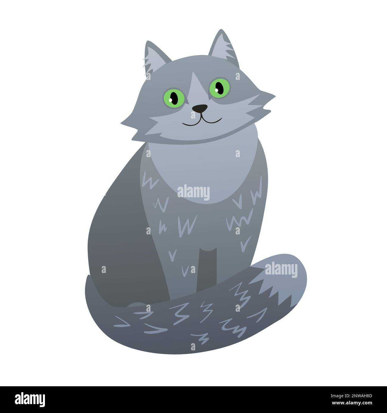 Persian kitty Stock Vector Images - Alamy