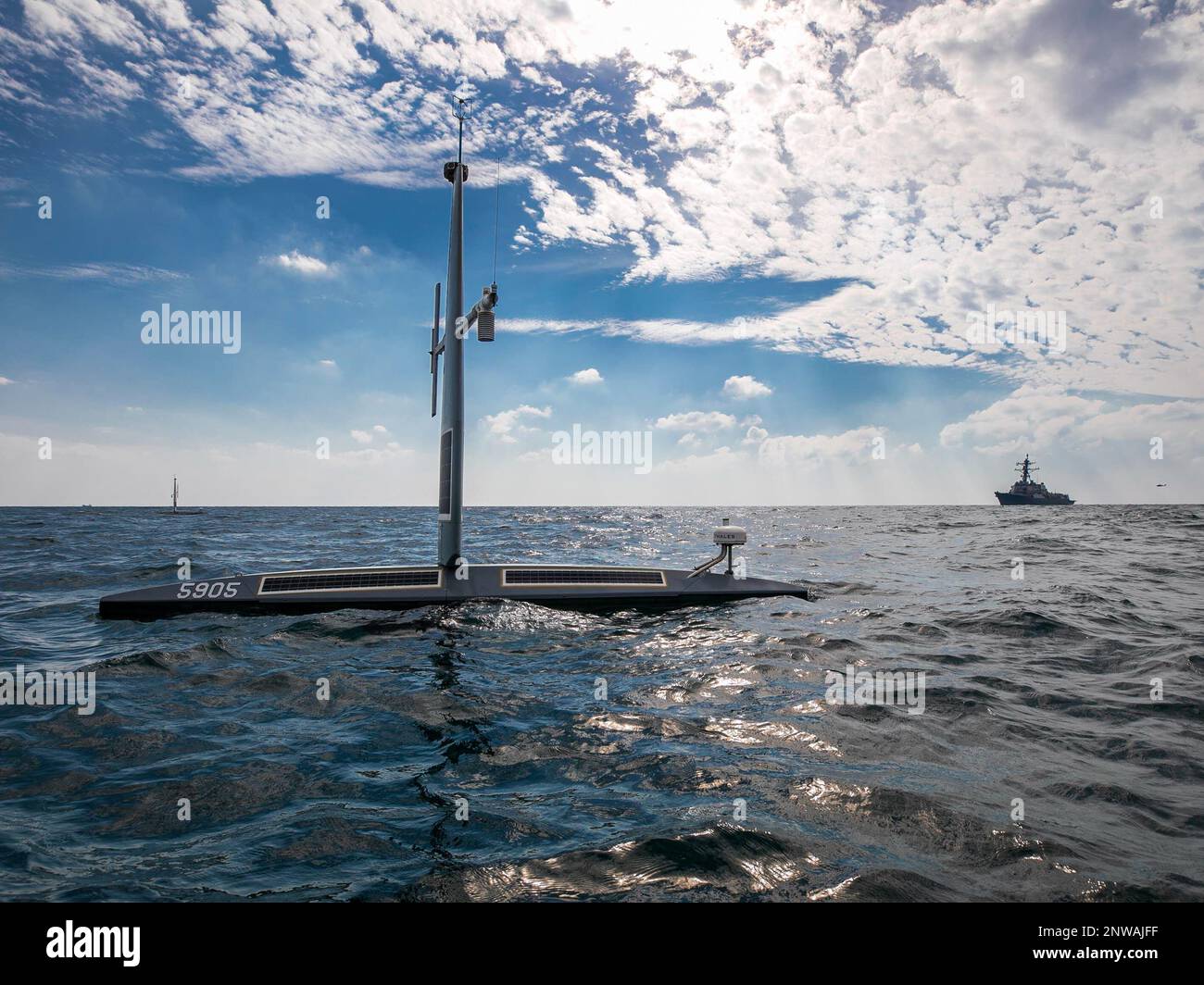 230108-N-UL352-1241 ARABIAN GULF (Jan. 8, 2023) Two Saildrone Explorer ...