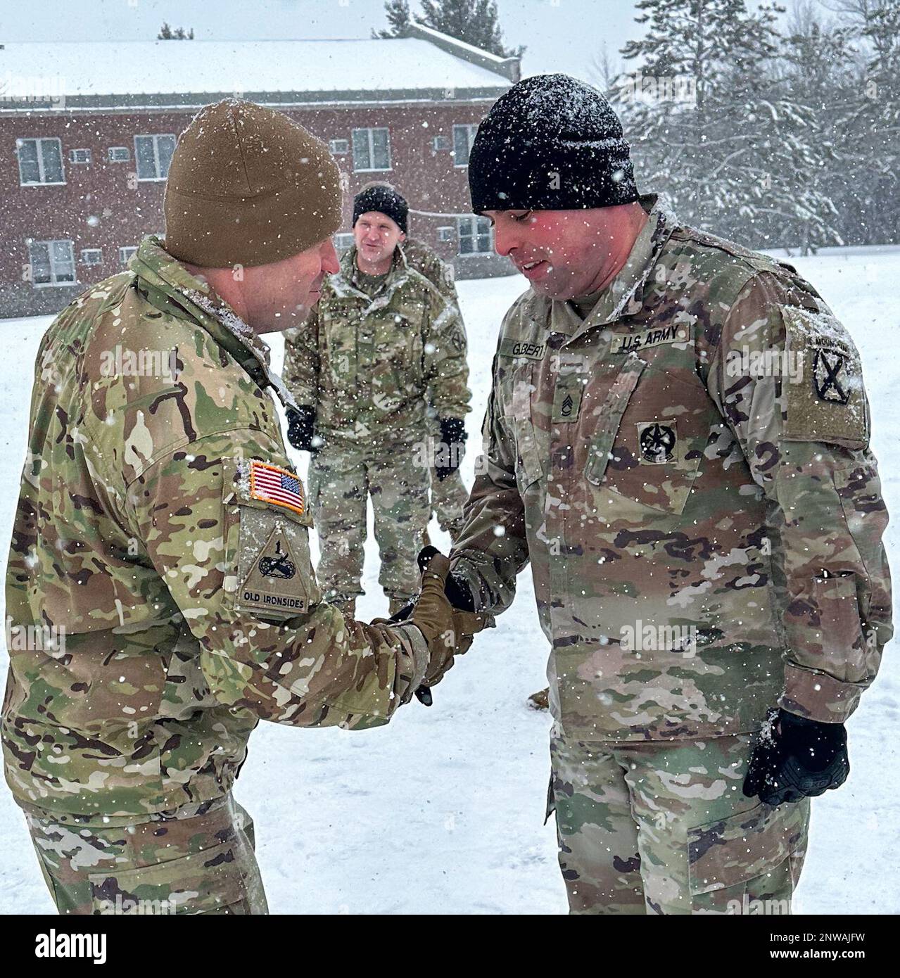 Lt. Col. Russell Lemler, battalion commander, and Command Sgt. Maj ...