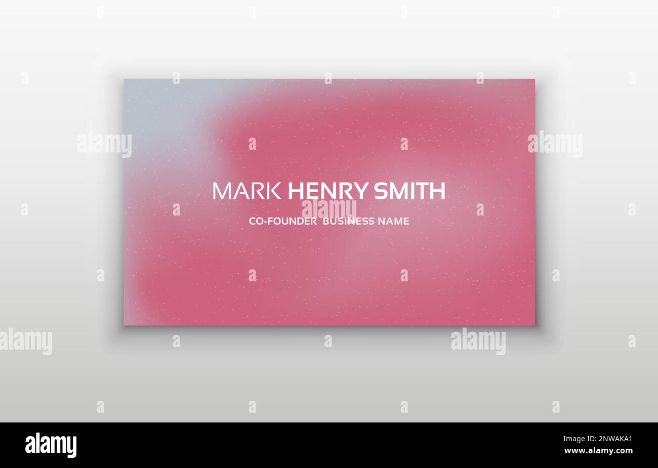Viva magenta business cards. Business card template, vector ...