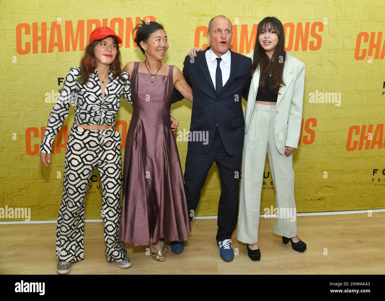 Photo by: NDZ/STAR MAX/IPx 2023 2/27/23 Woody Harrelson with wife Laura ...