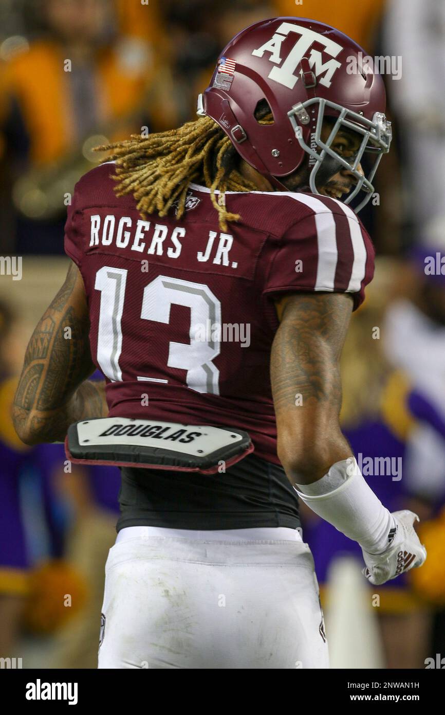 November 24, 2018: Texas A&M Aggies wide receiver Kendrick Rogers (13 ...