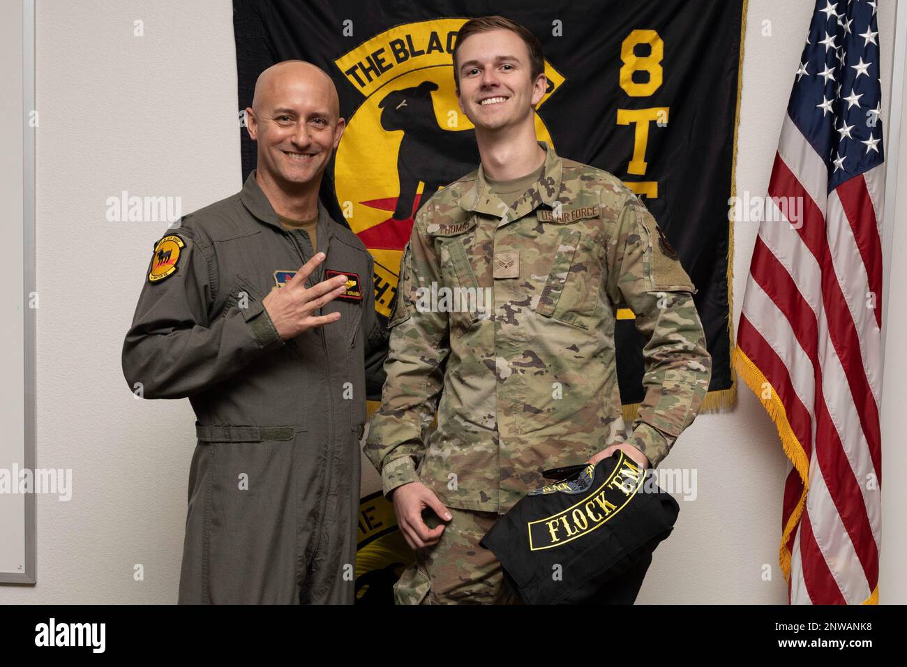 U.S. Air Force Senior Airman Dennis Thomas, 8th Aircraft Maintenance ...