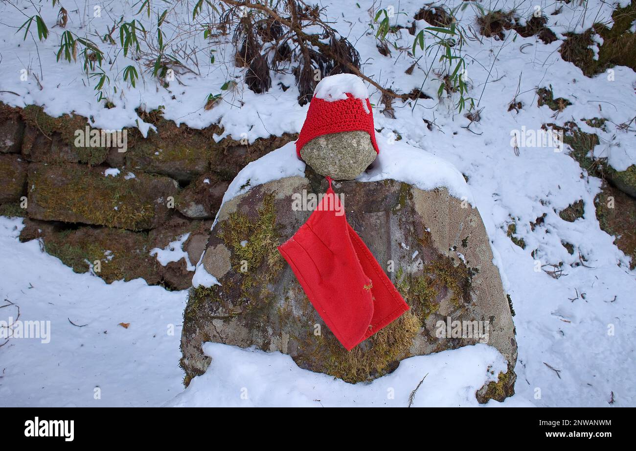 Narabijizo, Bakejizo, jizo stone statue,buddhist guardian deity,one of ...