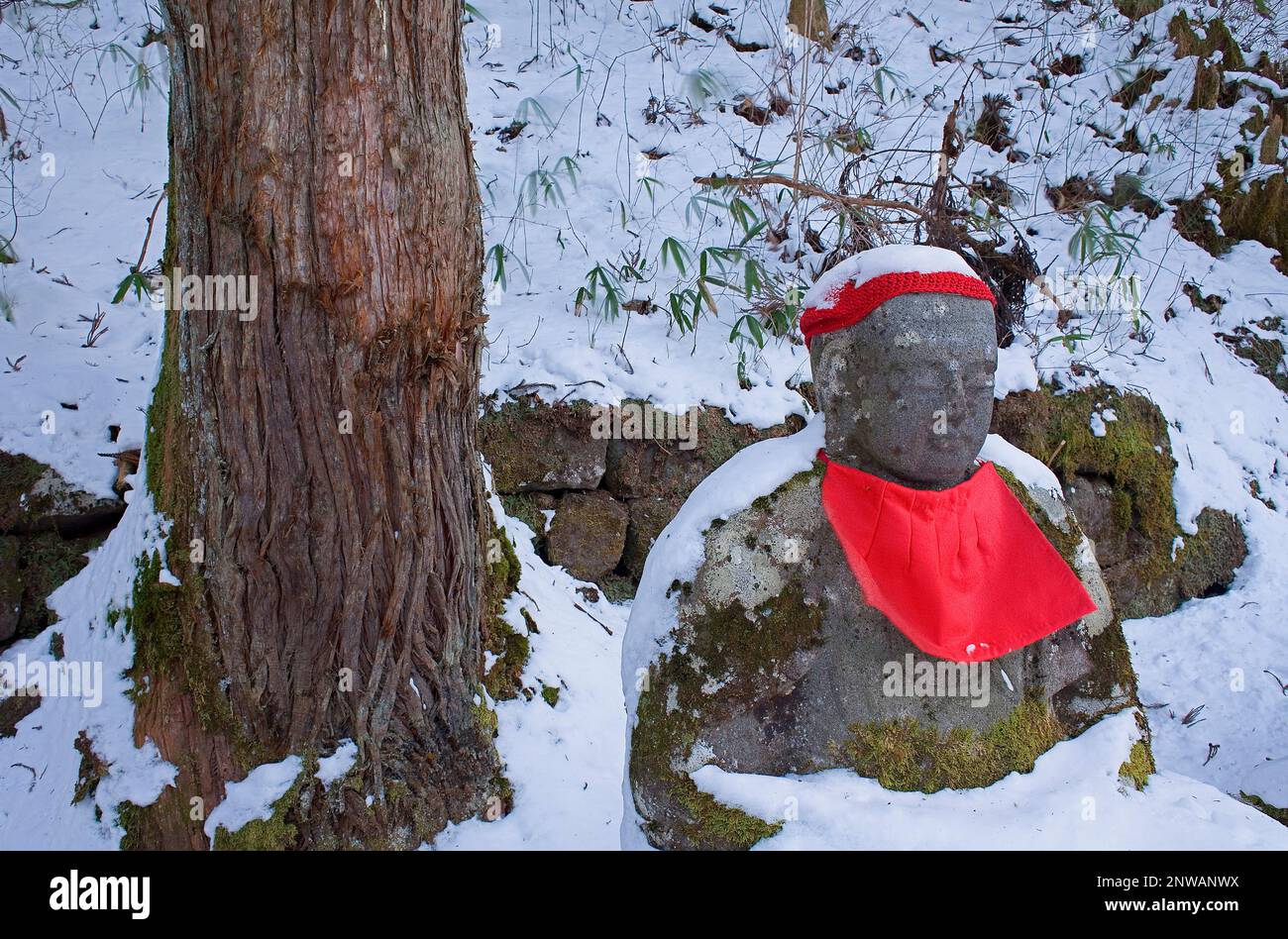 Narabijizo, Bakejizo, jizo stone statue,buddhist guardian deity,one of ...