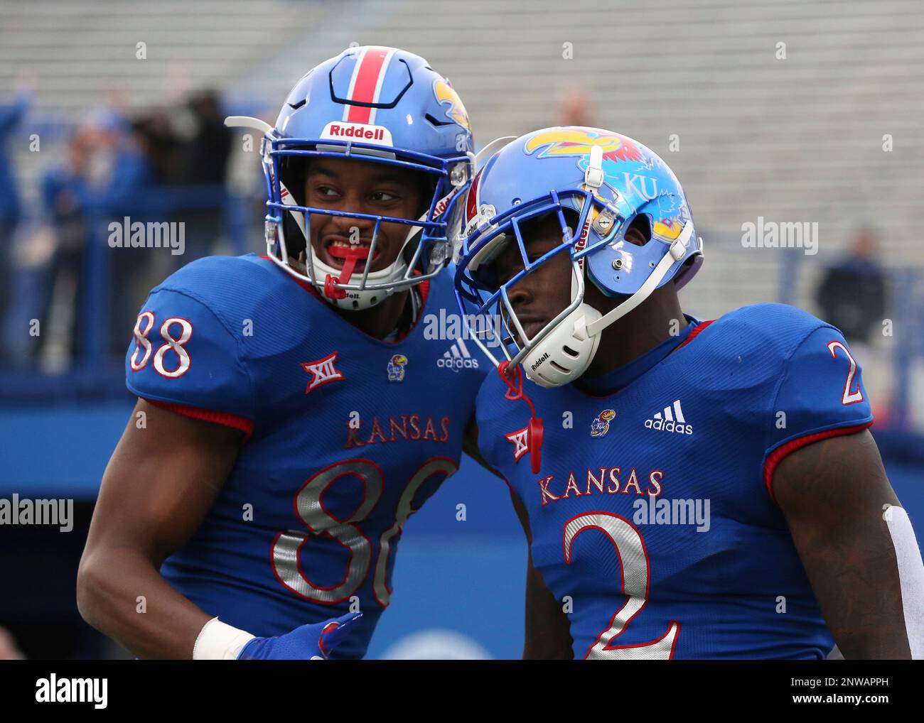 LAWRENCE, KS - NOVEMBER 23: Kansas Jayhawks wide receiver Jeremiah ...