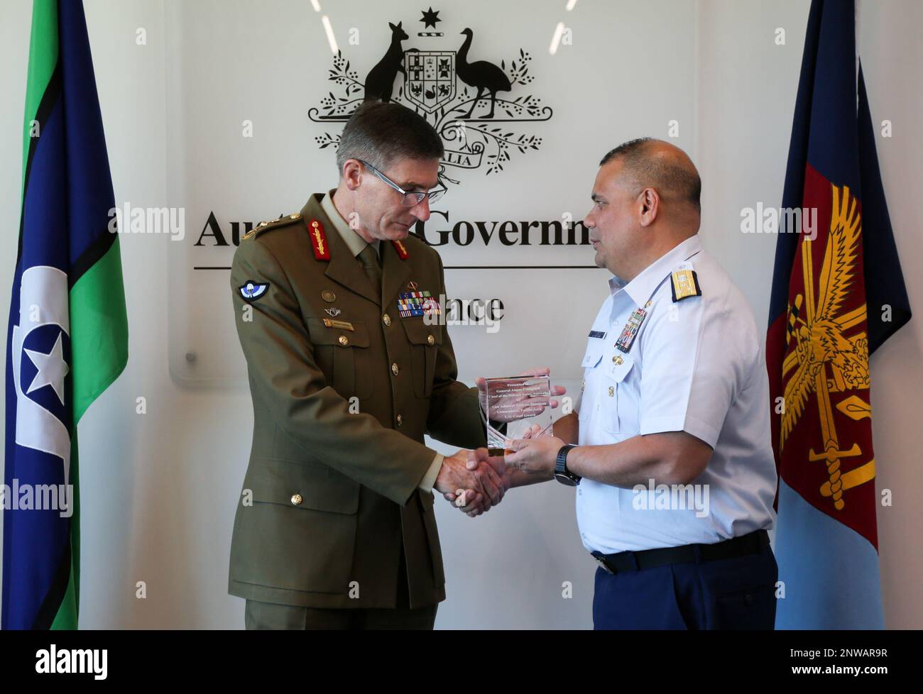 U.S. Coast Guard Vice Adm. Andrew Tiongson, commander of Pacific Area ...