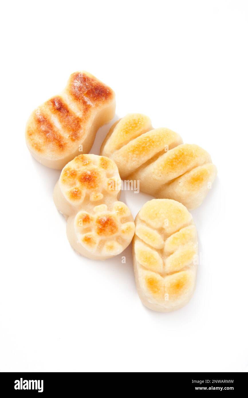 Various types of turron, mazapan, mantecados y polvorones.Typical ...