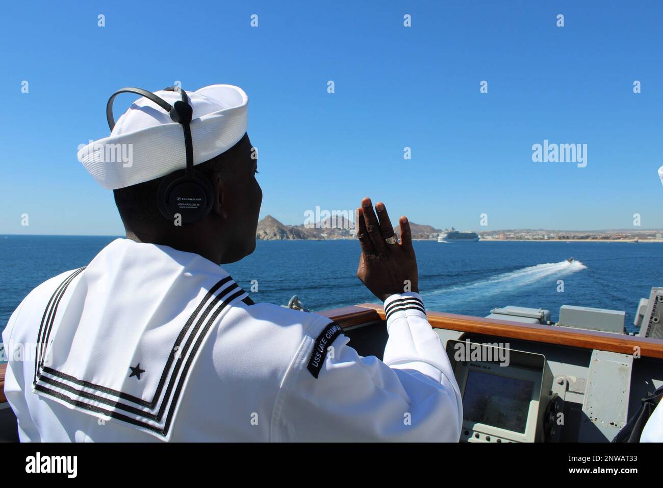 230205-N-QU081-1015 CABO SAN LUCAS, Mexico (Feb. 5, 2023) Quartermaster 3rd Class Mitchell ...