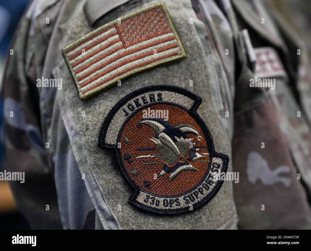 U.S. Air Force Airman 1st Class Nikita Scheifele, an aircrew flight equipment apprentice with ...