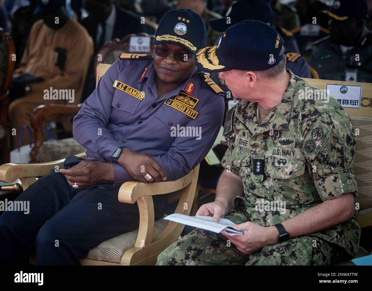 230127-N-DK722-1007 (Jan. 27, 2023) LAGOS, Nigeria – U.S. Navy Vice Adm ...