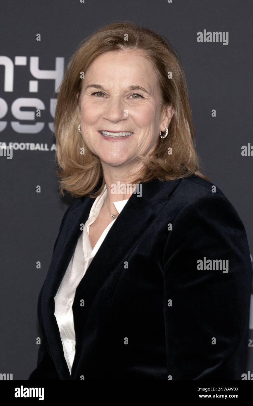 Jill Ellis arrives at the Best FIFA Football Awards ceremony, on ...