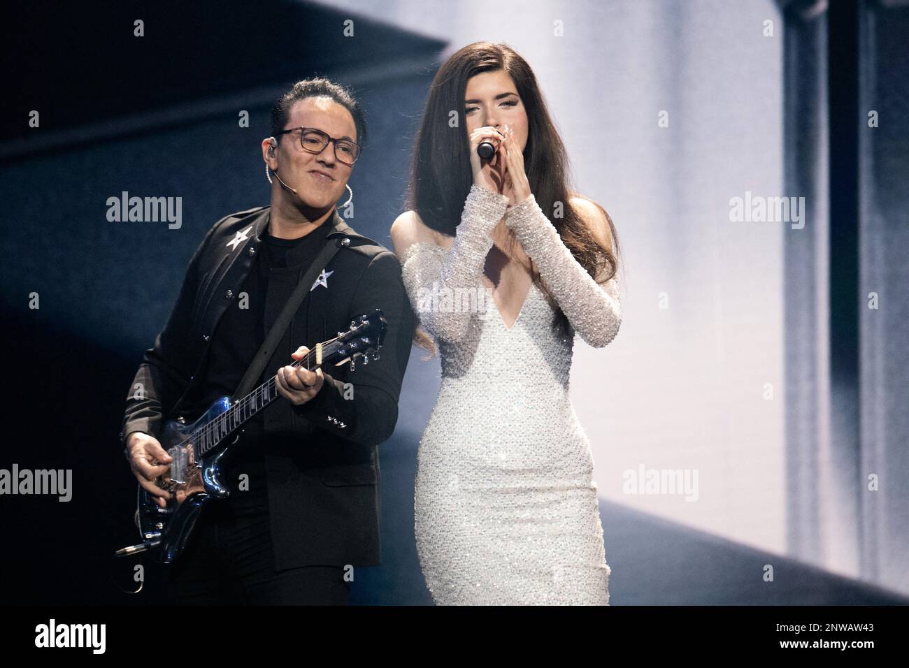Red One and Angelina Jordan perform during the Best FIFA Football ...