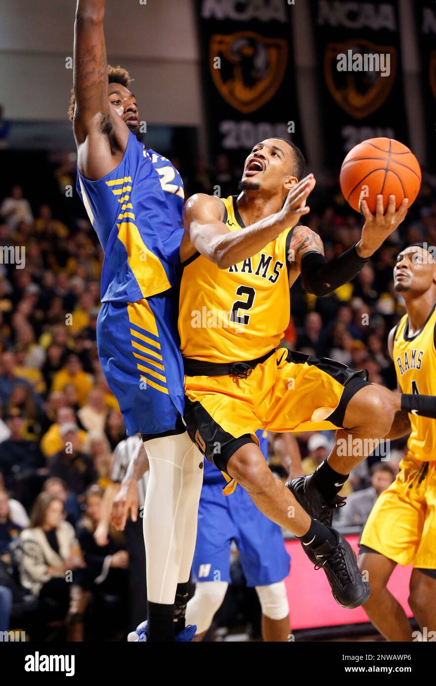 Virginia Commonwealth's Marcus Evans (2) shoots against Hofstra's ...