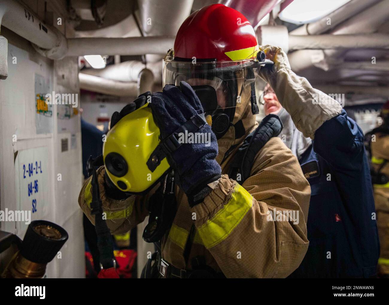 230202-N-IX644-1195 ADRIATIC SEA (Feb. 2, 2023) Machinist’s Mate ...