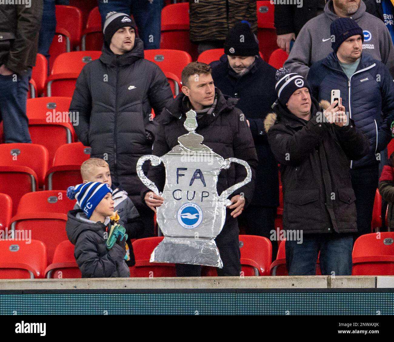 28th February 2023; Bet365 Stadium, Stoke, Staffordshire, England; FA ...