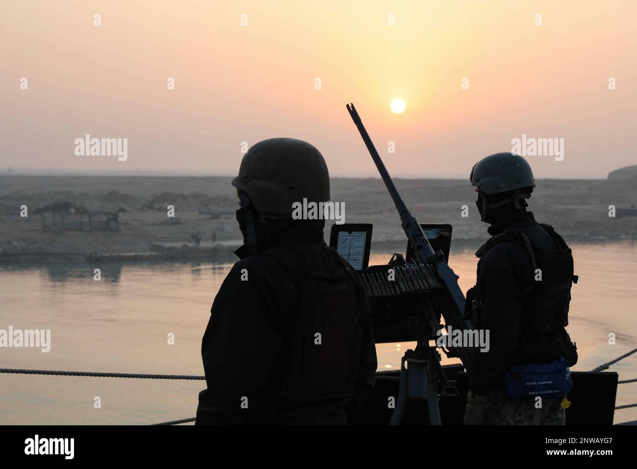 230121-N-JO162-1009 SUEZ CANAL (Jan. 21, 2023) Yeoman 1st Class ...