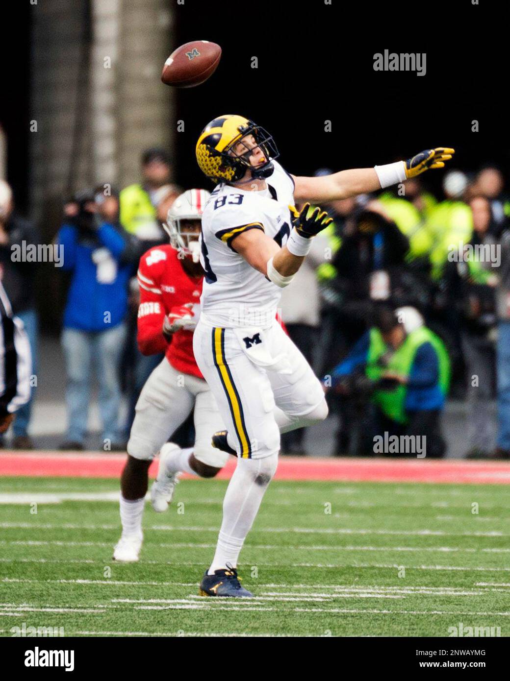 November 24, 2018: Michigan Wolverines tight end Zach Gentry (83 ...