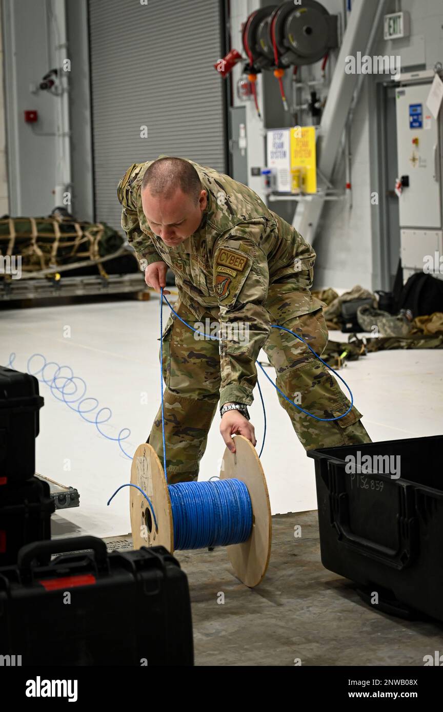Airmen assigned to the 354th Fighter Wing participate in a Multi ...