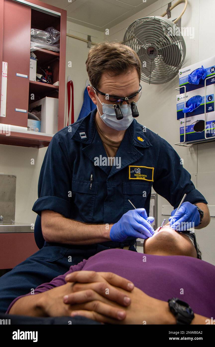 230103-N-FJ237-1146 PHILIPPINE SEA (Jan. 3, 2023) U.S. Navy Lt. Cameron ...