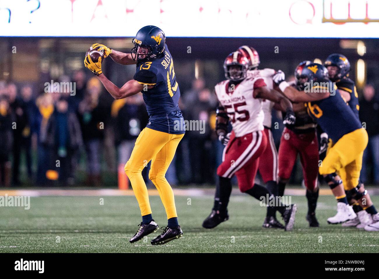MORGANTOWN, WV - NOVEMBER 23: West Virginia Mountaineers Wide Receiver ...