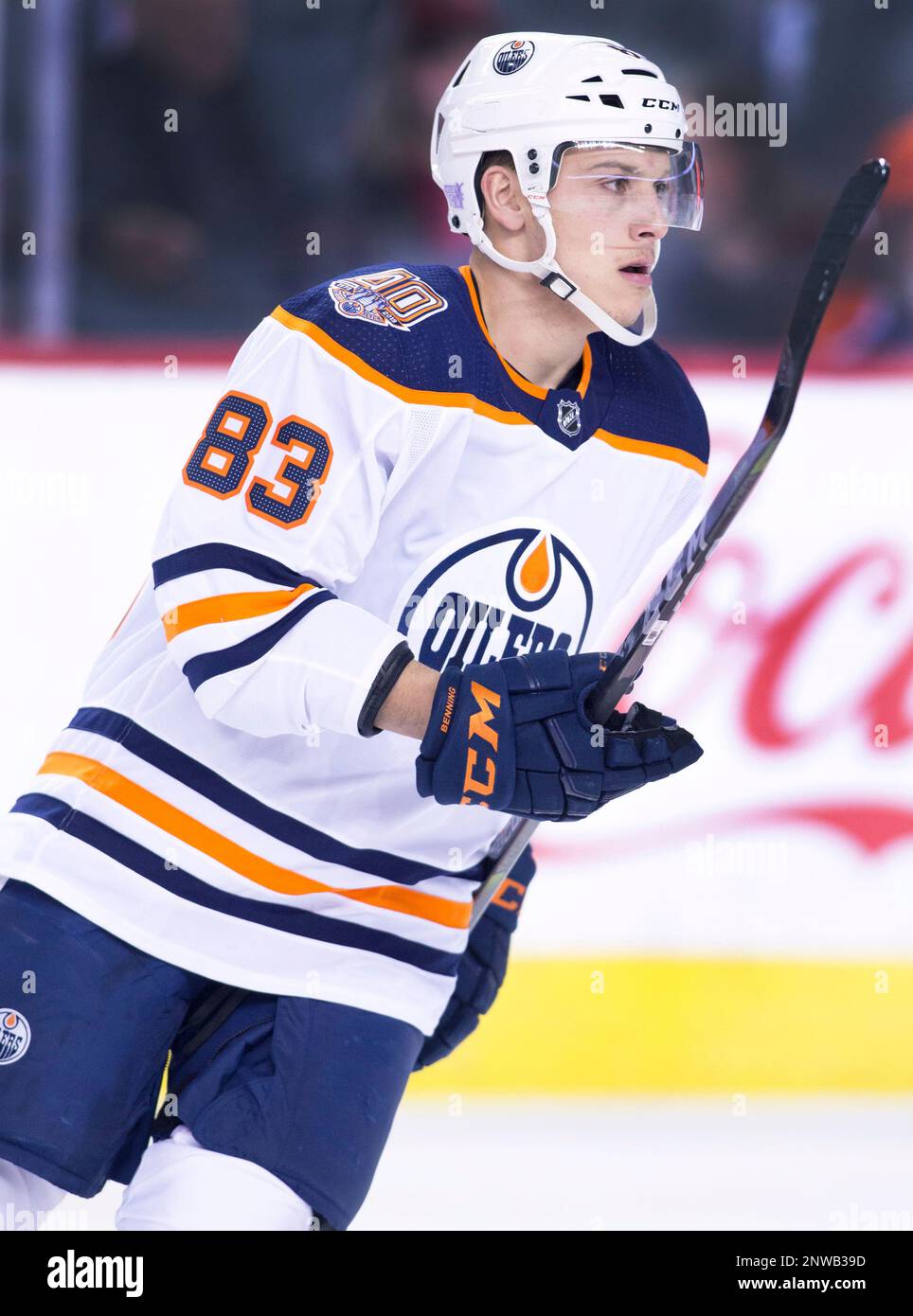 NHL player profile photo on Edmonton Oilers player Matt Benning during ...