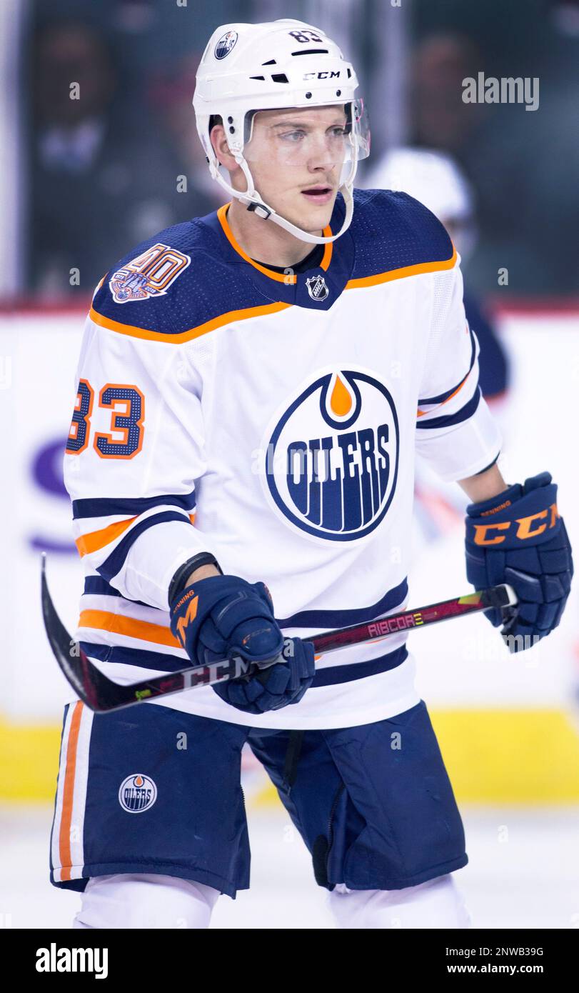 NHL player profile photo on Edmonton Oilers player Matt Benning during ...