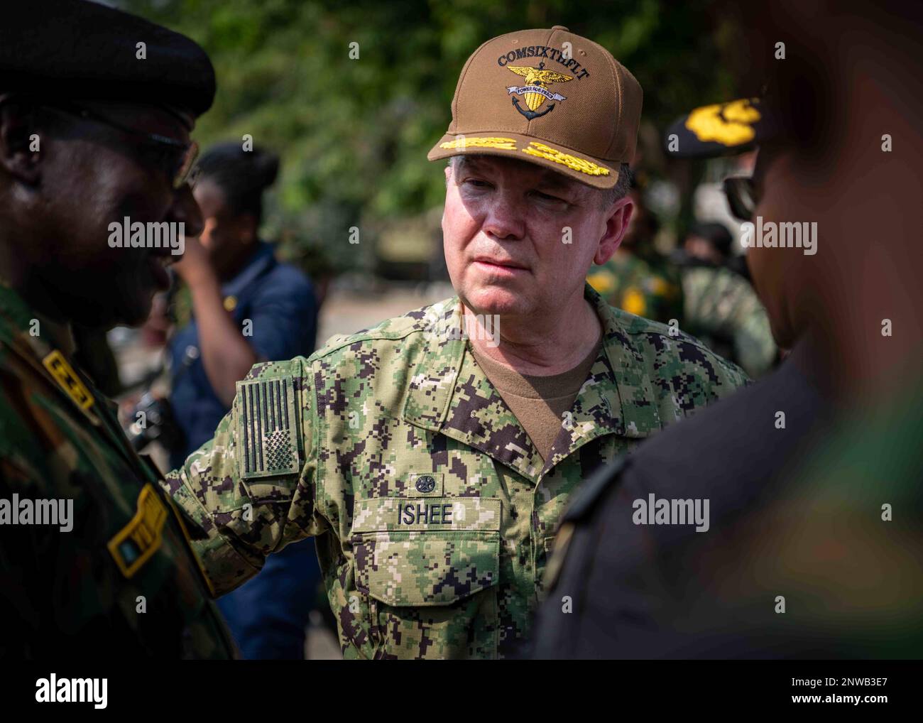 230126-N-DK722-1015 (Jan. 26, 2023) LAGOS, Nigeria – U.S. Navy Vice Adm ...