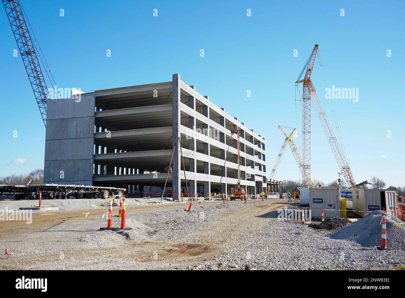 Construction continues at the site of the new Louisville VA Medical ...