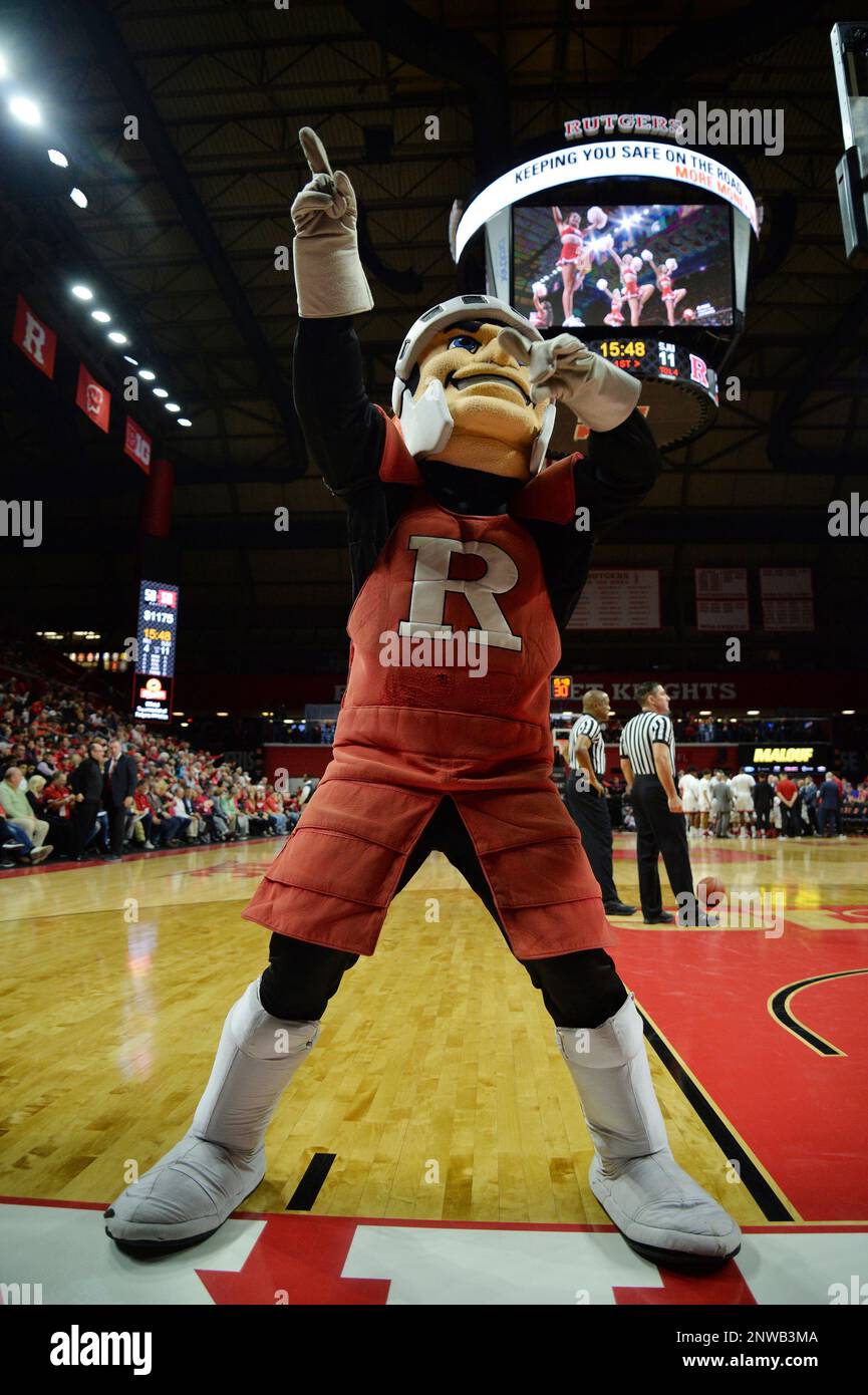 Rutgers University Scarlet Knights Mascot during game played against ...