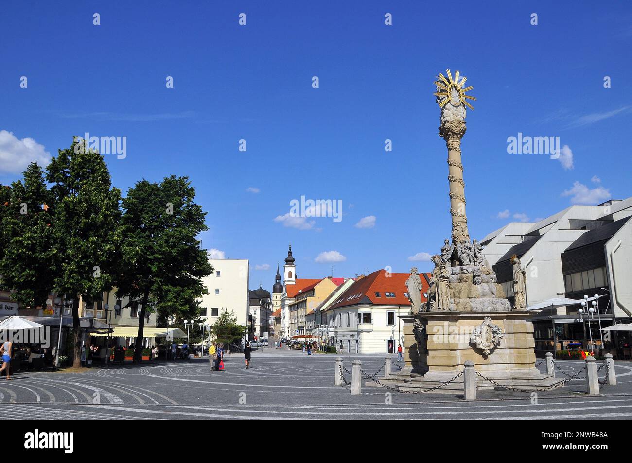 Holy Trinity Statue, Trnava, Nagyszombat, Trnava Region, Slovak ...