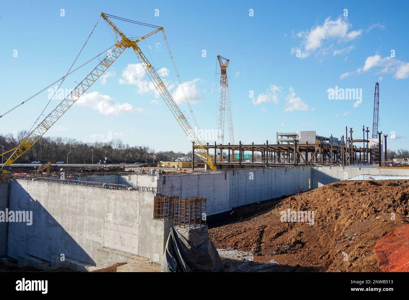 Construction continues at the site of the new Louisville VA Medical ...