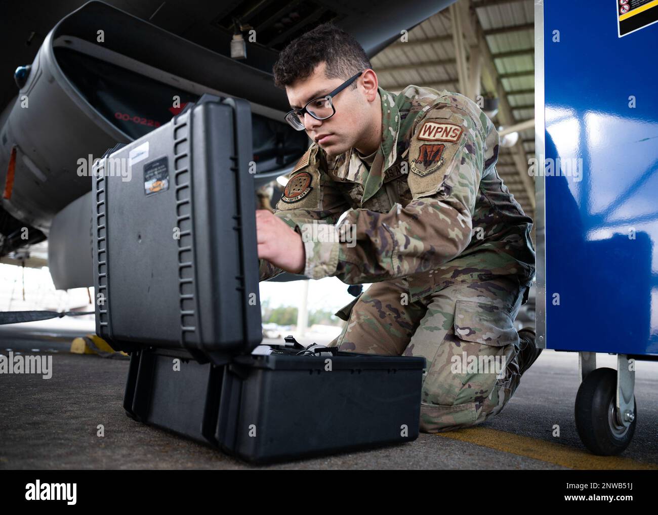 U.S. Air Force Senior Airman Giovanni Garcia, 77th Fighter Generation ...