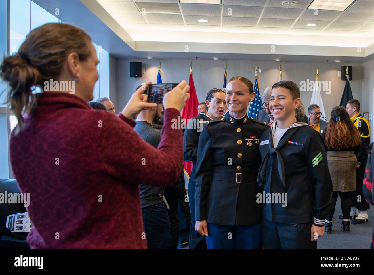 Sailors graduate boot camp during pass-in-review at U.S. Navy Recruit ...