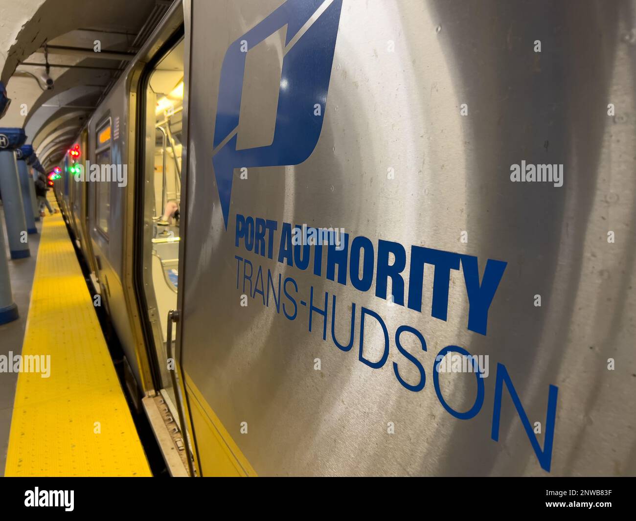 PATH train - Port Authority Trans Hudson - travel photography Stock ...