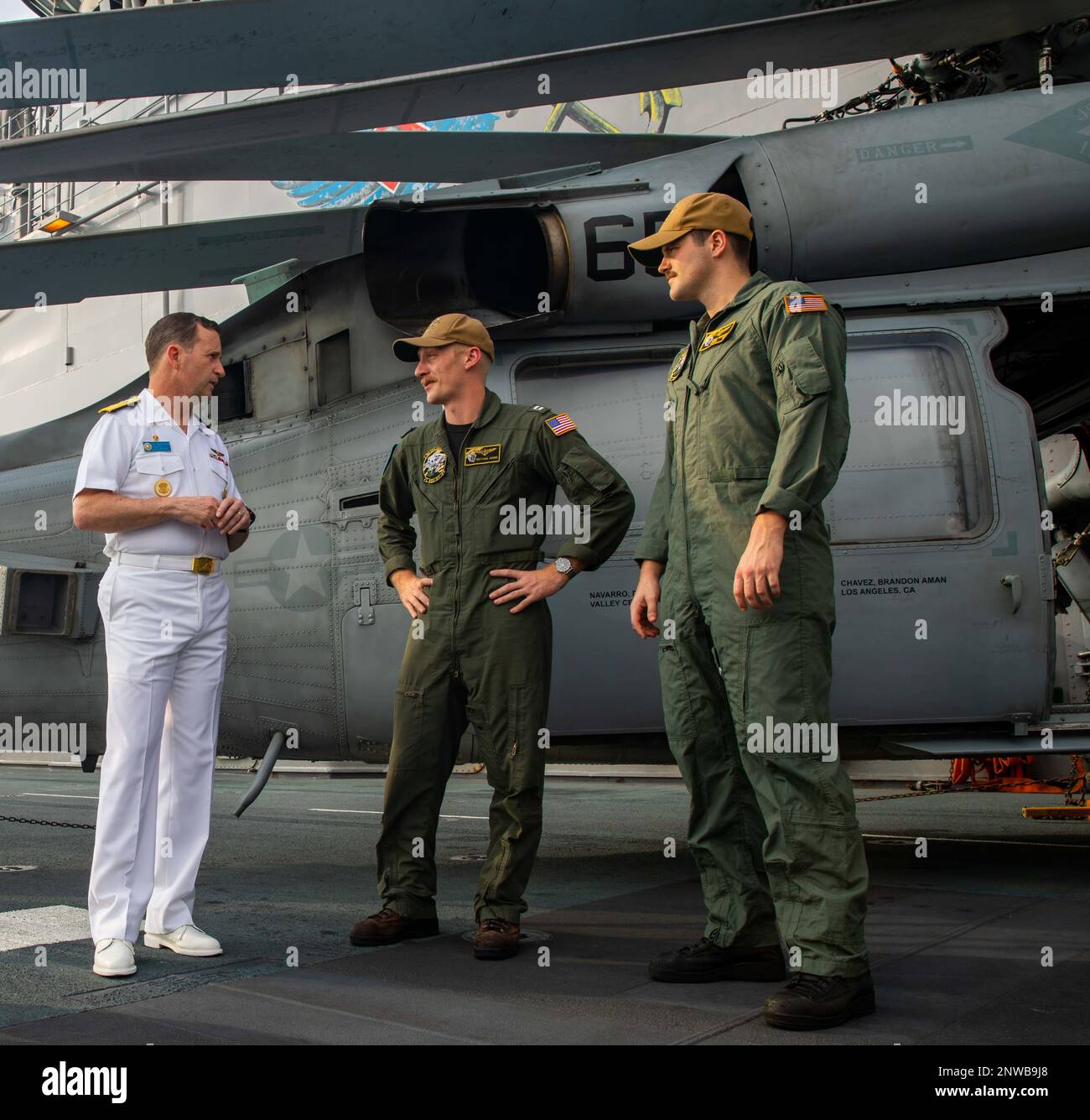 Rear Adm. Mark Melson, commander, Logistics Group Western Pacific/Task ...