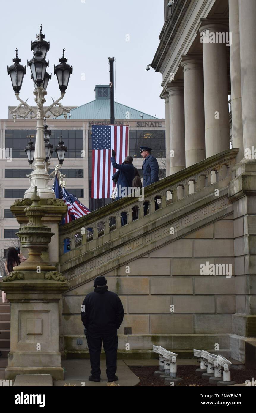 U.S. Air Force Brig. Gen. Bryan Teff, Michigan Air National Guard ...