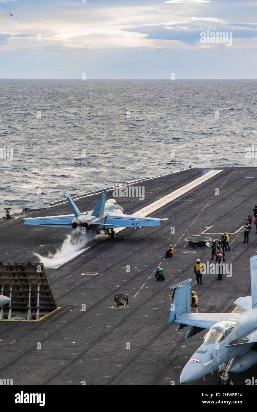 230116-N-UI066-1086 ADRIATIC SEA (Jan. 16, 2023) An F/A-18F Super ...